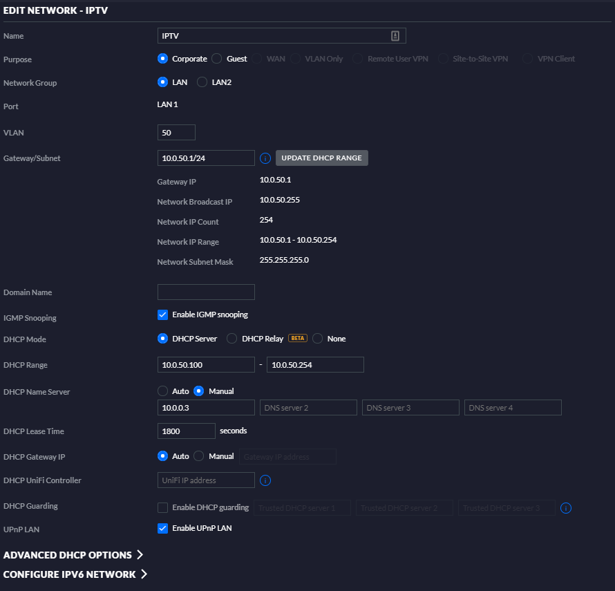 TELUS Optik IPTV on Ubiquiti UniFi - Chad Ohman